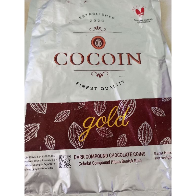Jual Cocoin dark compound | coklat coin 100gr | Shopee Indonesia