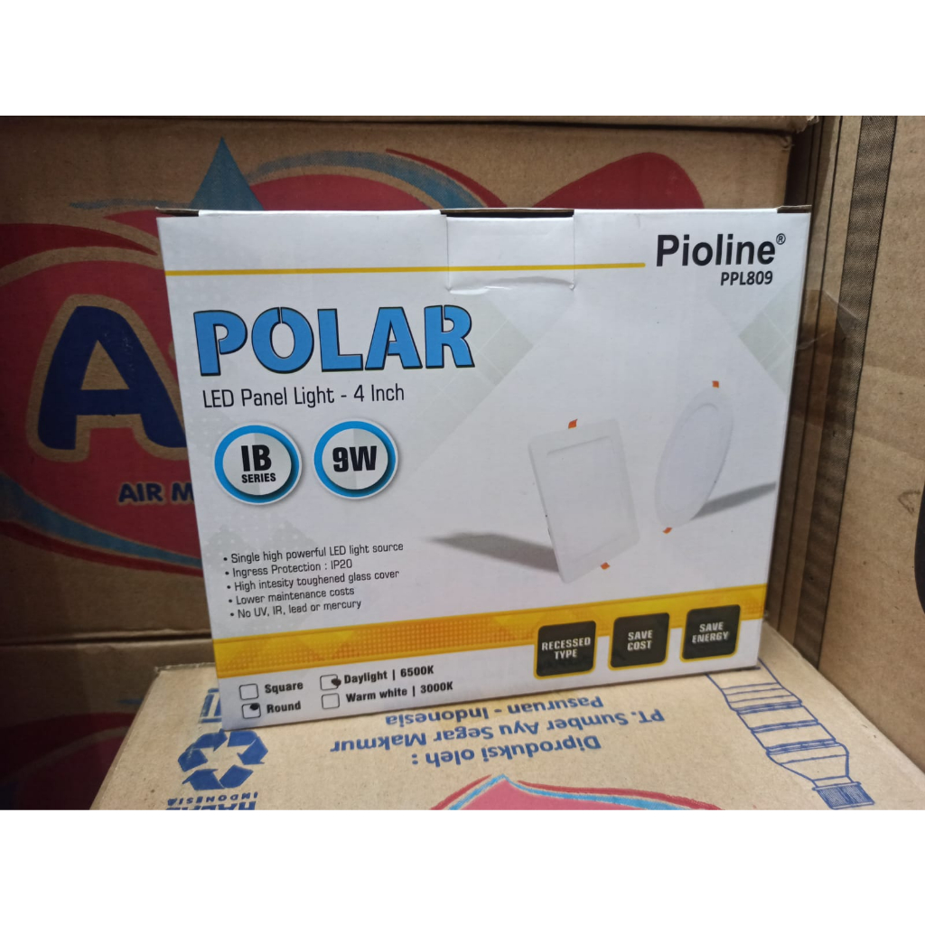Jual Pioline Polar LED Panel Light 4 Inch IB 9W | Shopee Indonesia