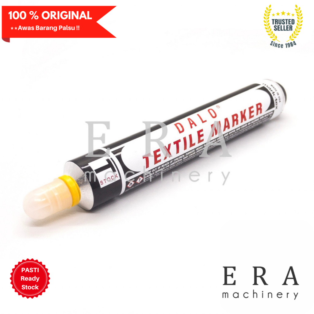 Jual Dalo Yellow Textile Markers Kuning Permanent Kain Marker Penanda ...