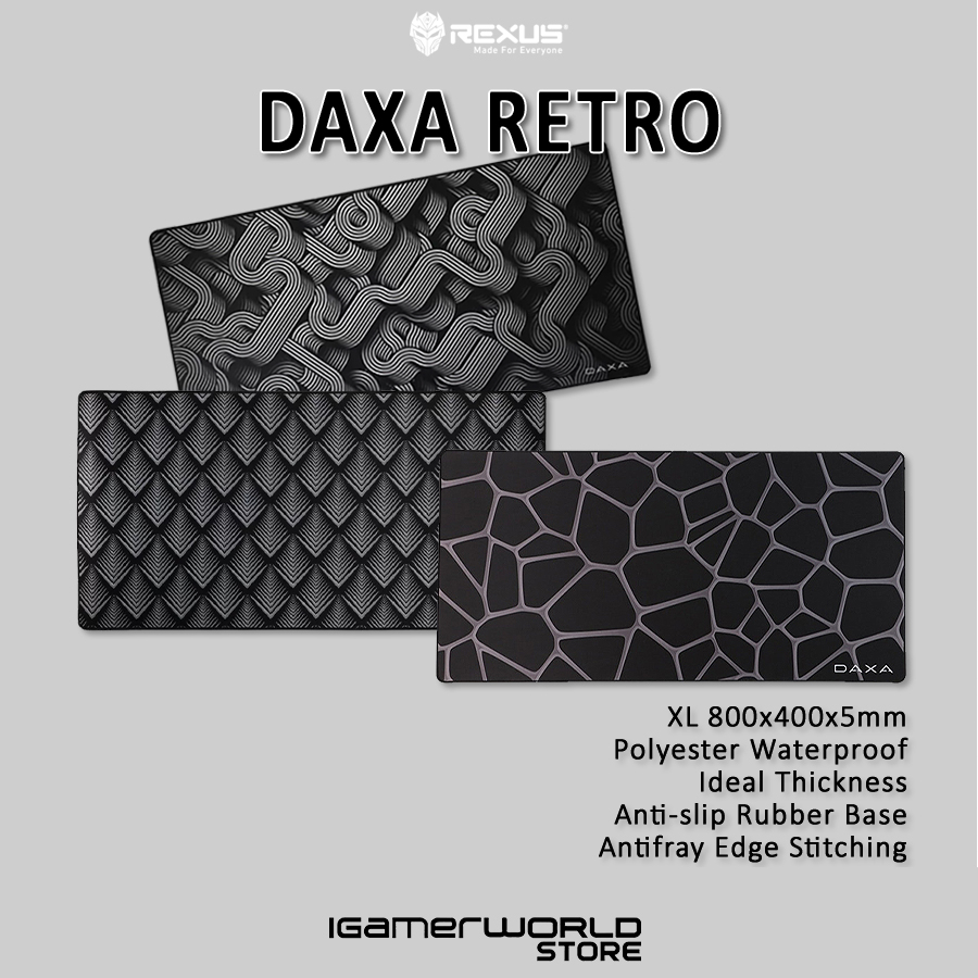 Jual Rexus Daxa Retro XL Gaming Mousepad | Shopee Indonesia