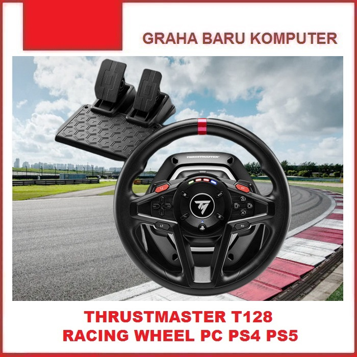 Jual Thrustmaster T128 Racing Steering Wheel PC PS4 PS5 Playstation | Shopee Indonesia