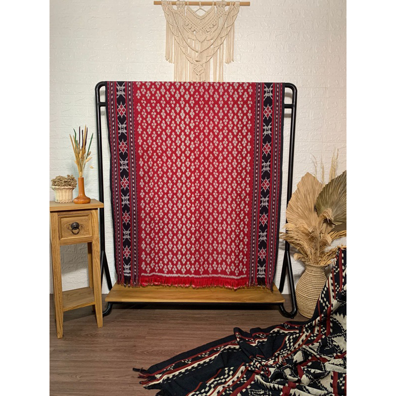 Jual KAIN TENUN BLANKET ORIGINAL DITENUN MENGGUNAKAN ALAT TENUN BUKAN ...