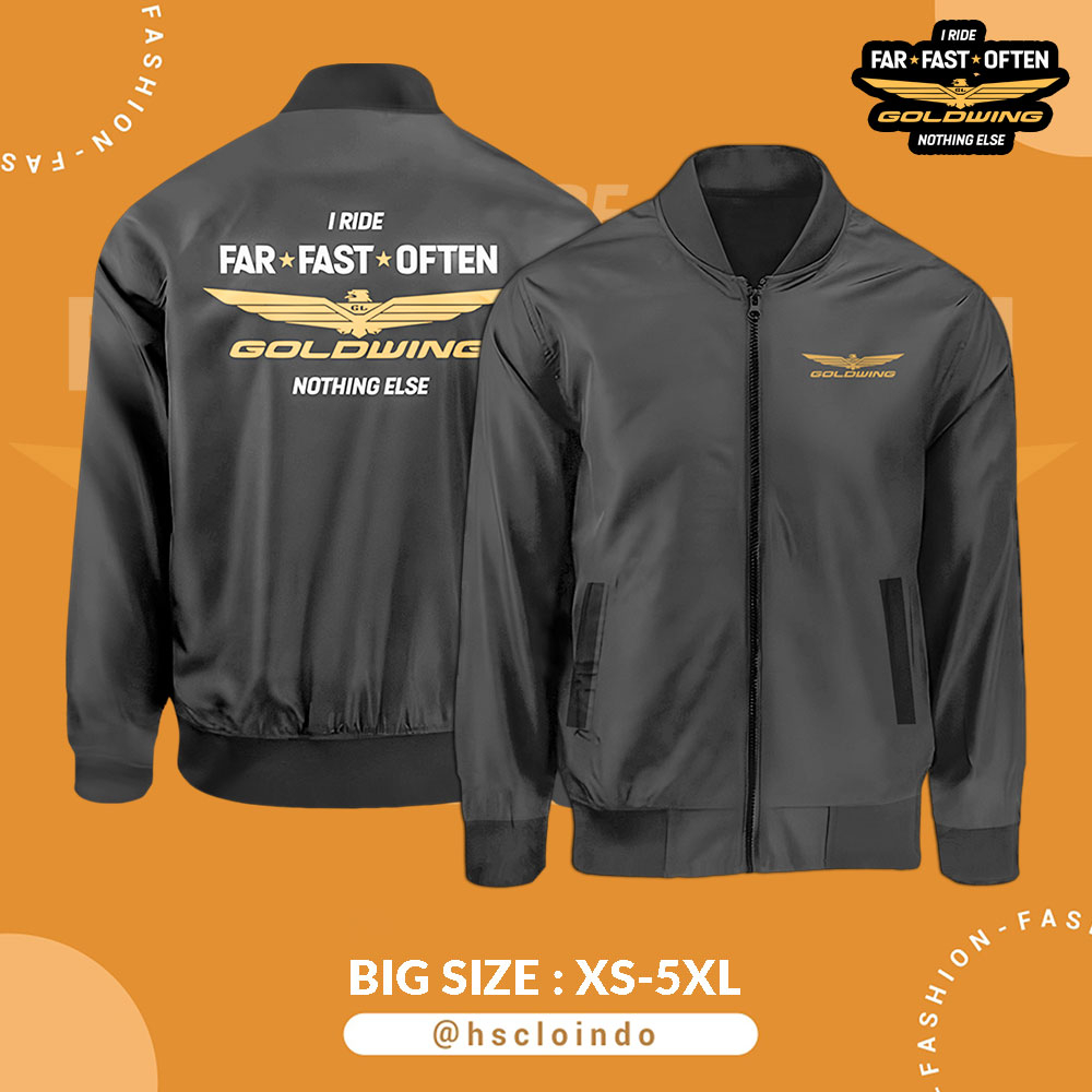 Jual Jaket Goldwing Honda Classic Motorcycle Vintage Motor Racing Moge ...