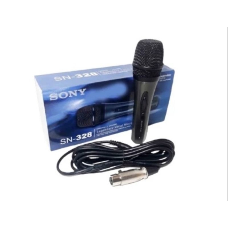 Jual Microfon Kareoke - Microphone Salon Karaoke SN-328 - Mic Karaoke Kabel Speaker | Shopee ...