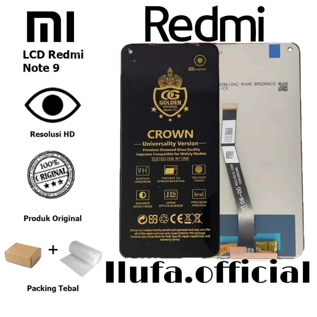 Jual LCD TOUCHSCREEN XIAOMI REDMI NOTE 9 / REDMI 10X 4G FULLSET | Shopee Indonesia