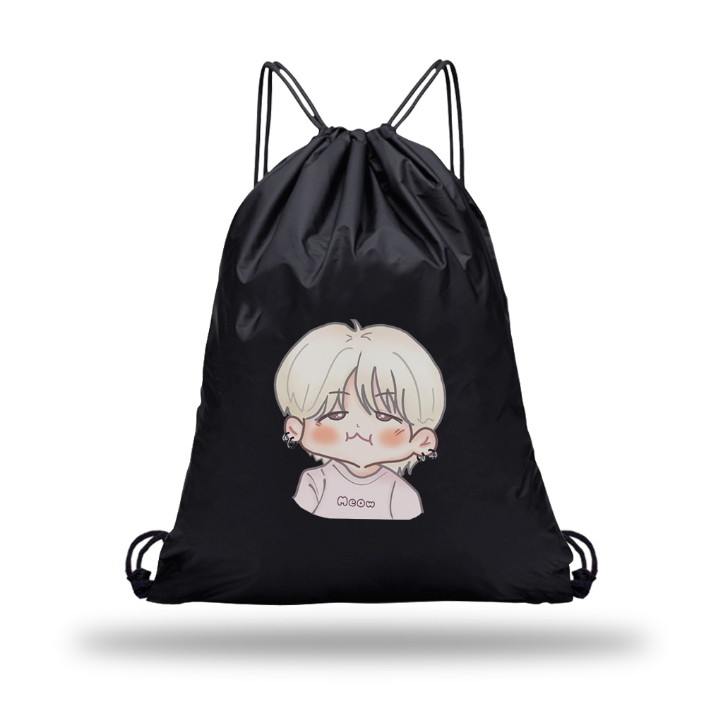 Jual STRING BAG tas serut bts suga lengkap anti air tas multifungsi ...