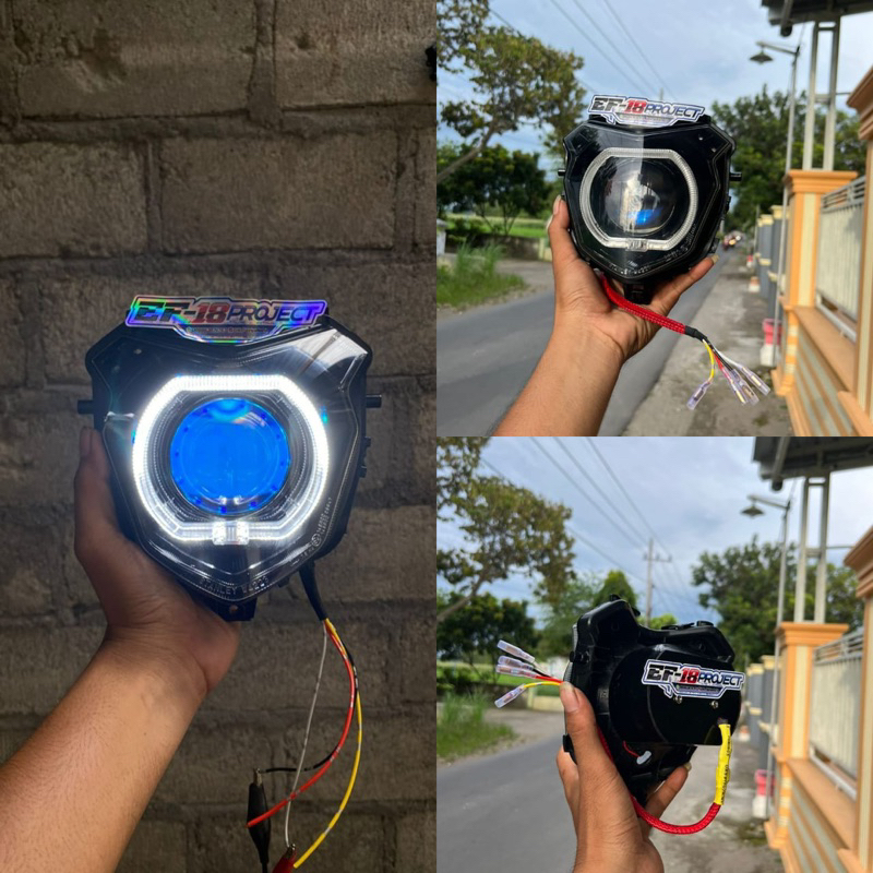 Jual Lampu Biled AES F002 Kustom - Honda CRF, Yamaha WR155, Kawasaki ...