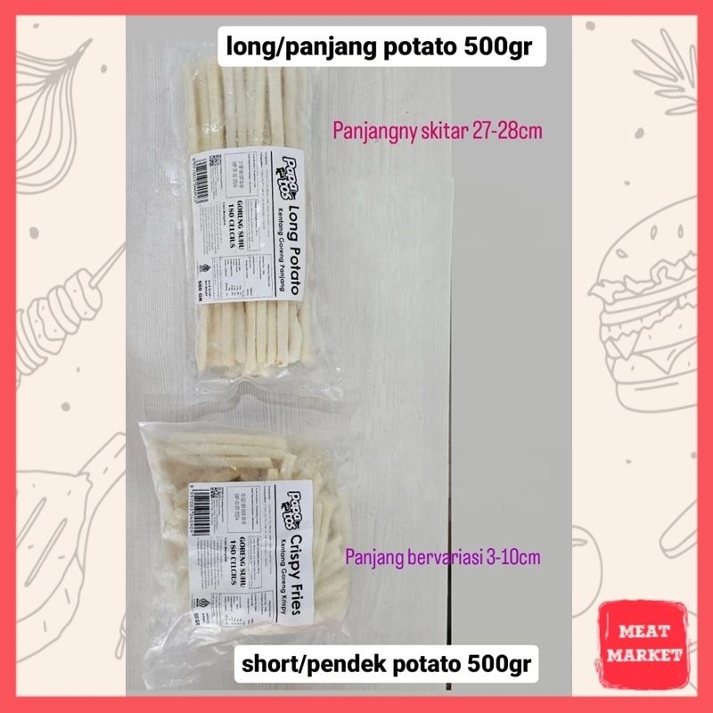 Jual Papatos Potato Long/Short 500g | Shopee Indonesia
