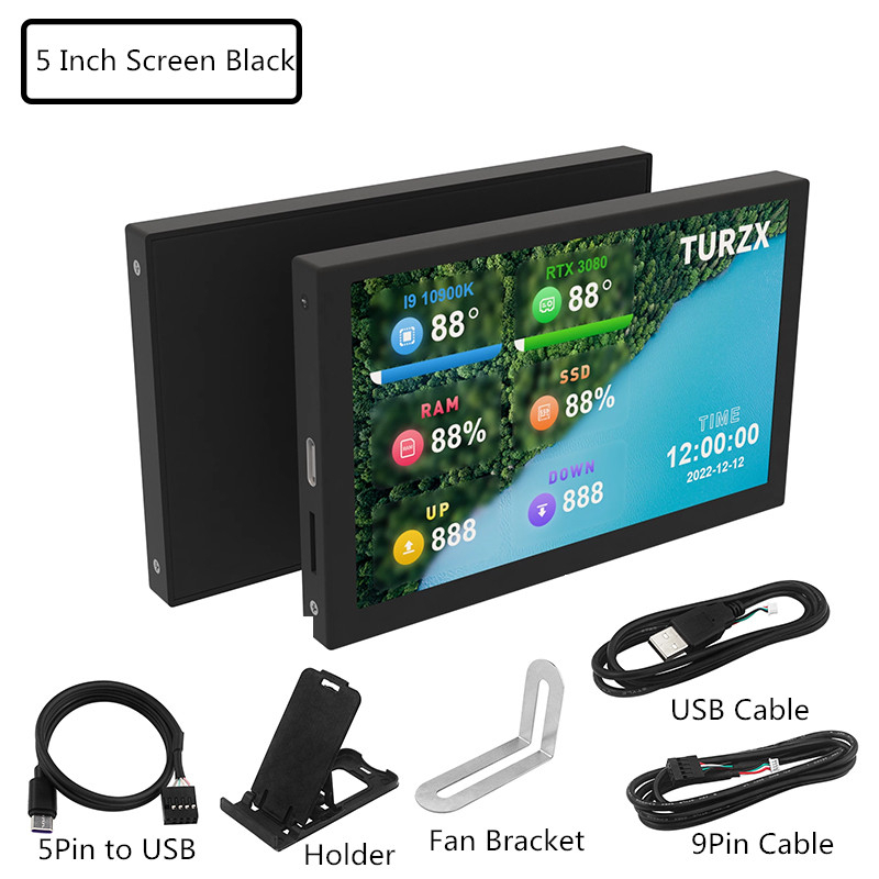 Jual Turing TURZX Smart Mini 3.5 / 5 / 8 / 8.8 Inch Secondary Screen ...