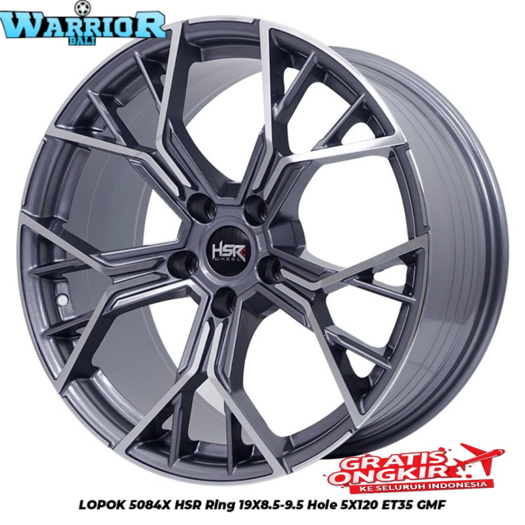 Jual Velg Racing HSR LOPOK Ring 19 Pcd 5X120 Mobil Bmw Landrover Mini Rangerover Dll R19 ...