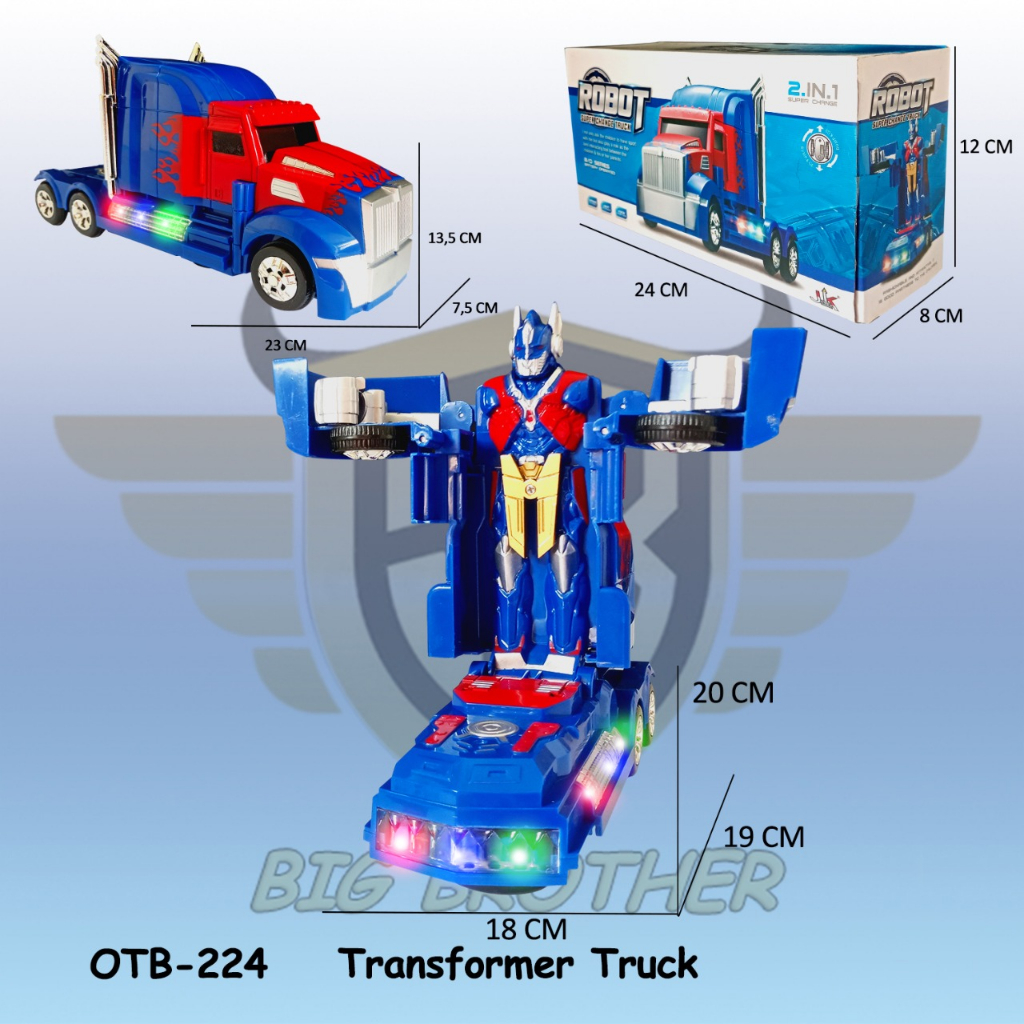 Jual Mainan Anak Mobil Mobilan Truk Kontainer Transformer Robot ...