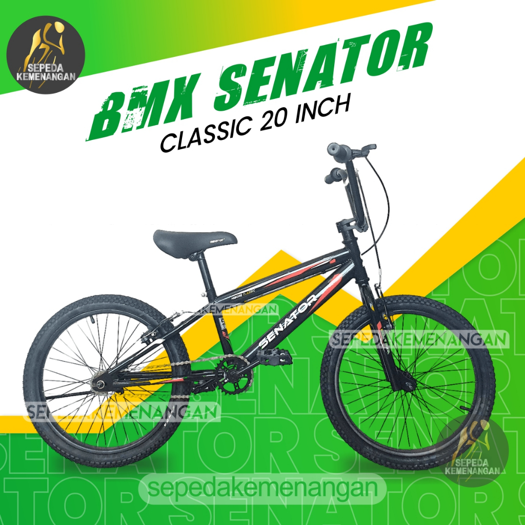 Jual SEPEDA BMX SENATOR CLASSIC UKURAN 20 INCH | Shopee Indonesia