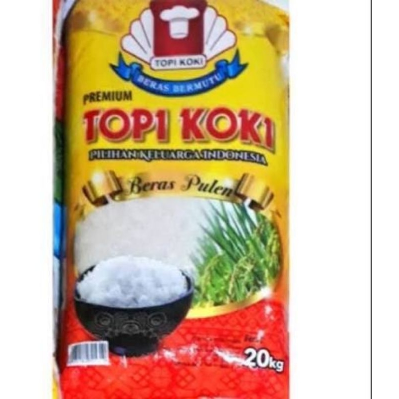 Jual BERAS TOPI KOKI 20 KG | Shopee Indonesia