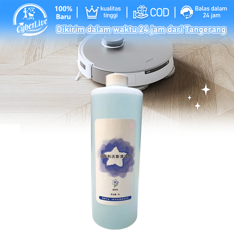 Jual 1 Liter Ecovacs Floor Cleaning Solution Multi-Surface Cairan Pel ...