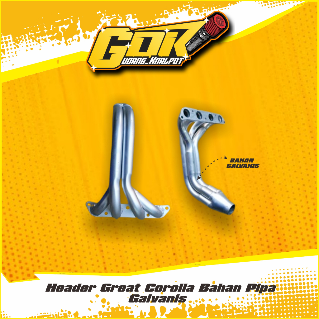 Jual Header Great Corolla Bahan Pipa Galvanis | Shopee Indonesia