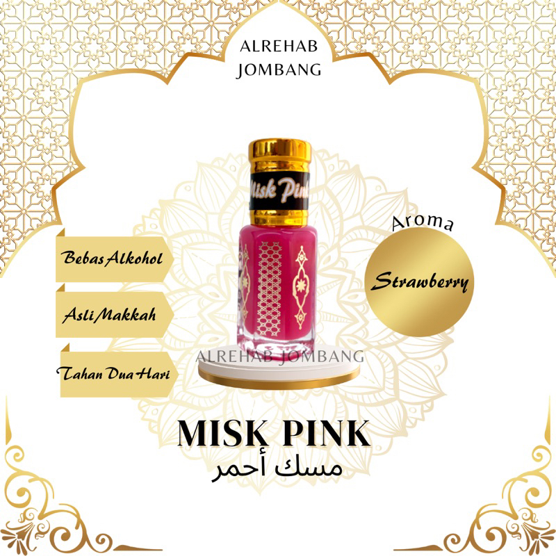 Jual Misk Pink Musk Al Rumman Shufran Original Arab Saudi 3ml 6ml ...