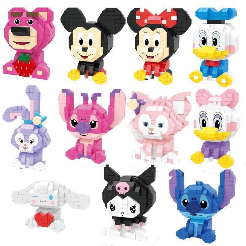 Jual Building Block Seri POCKET PETS Disney 3D DIY Bricks Blok Mini ...