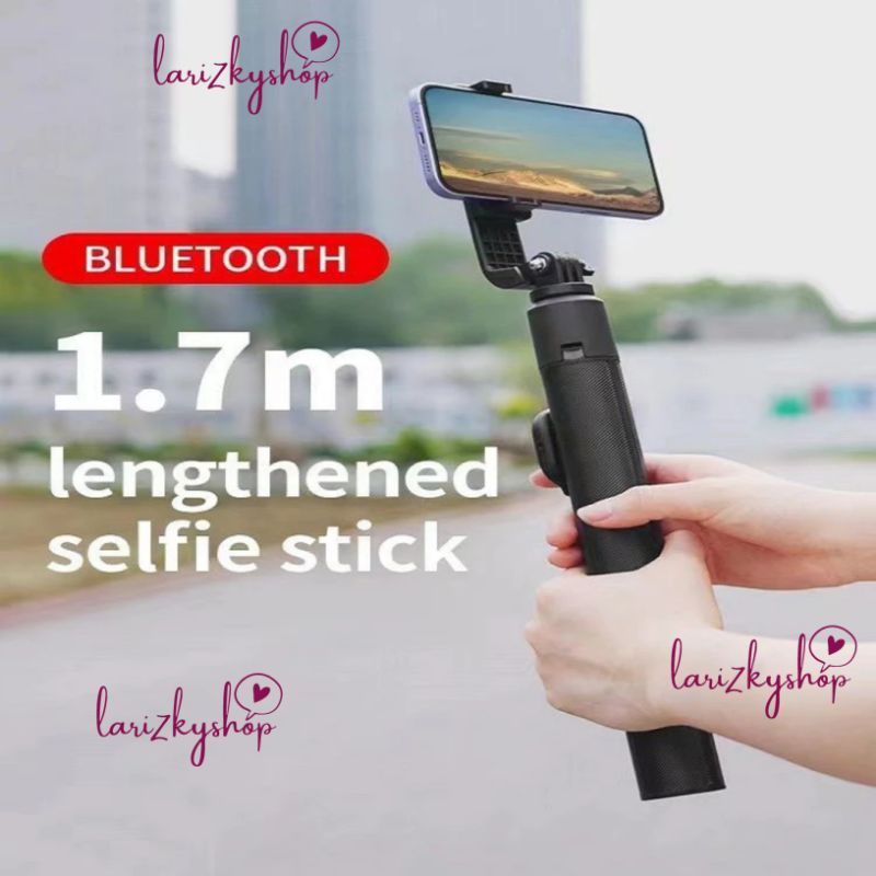 Jual Tongsis selfie tripod 1.7m / tripod foto / tripod vlog / remote ...