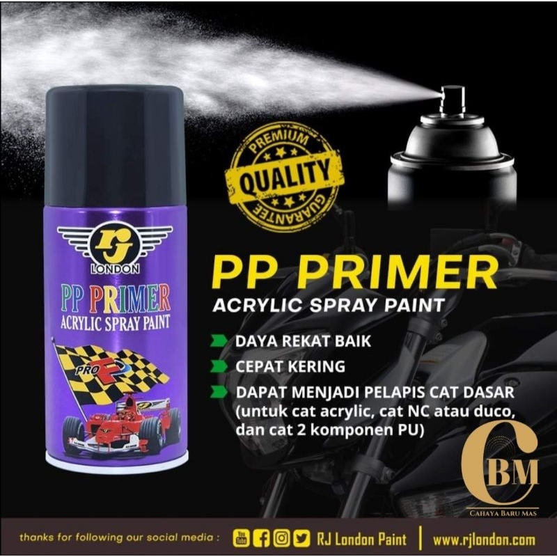 Jual Pylox Cat Dasar Plastik PP Primer RJ LONDON 300cc Pilok Pilox PP Primer | Shopee Indonesia