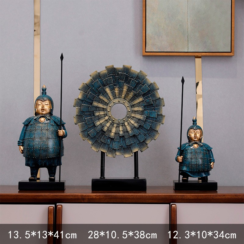Jual Patung Dekorasi Prajurit Istana / Chinese Warrior Figurine Set ...