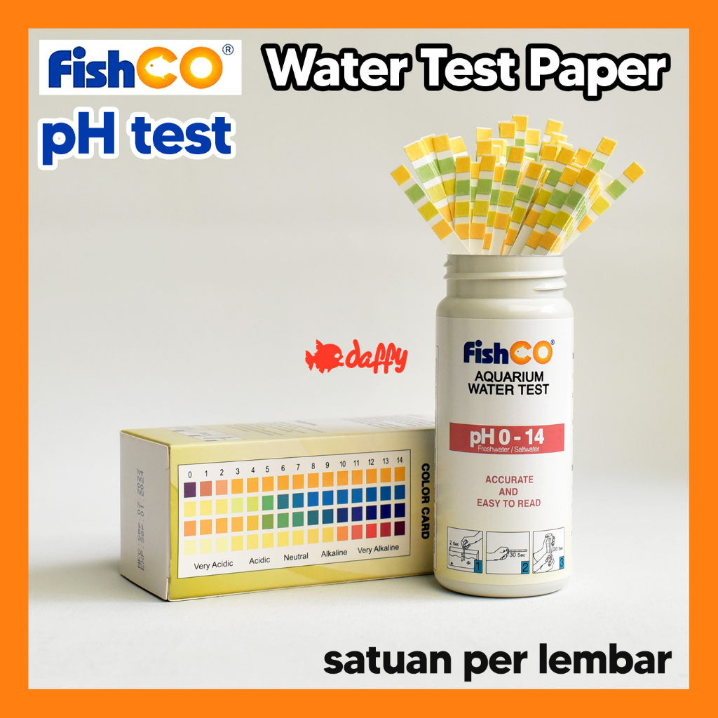 Jual FishCo pH Tester SATUAN : alat tes pH air akuarium kolam PDAM ...