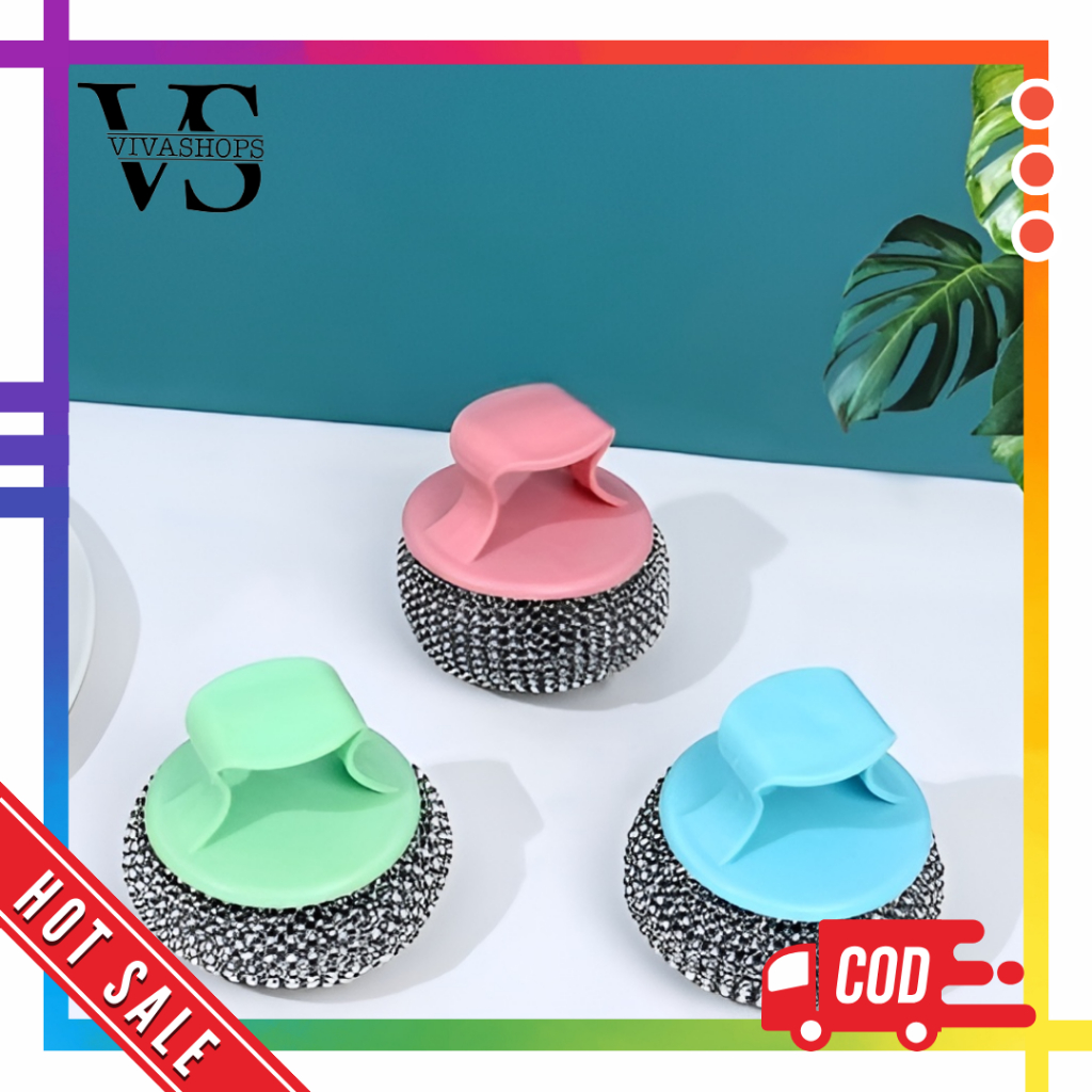Jual Spon Kawat Cuci Piring Stainless Steel Panci Sabut Spons Sponge ...