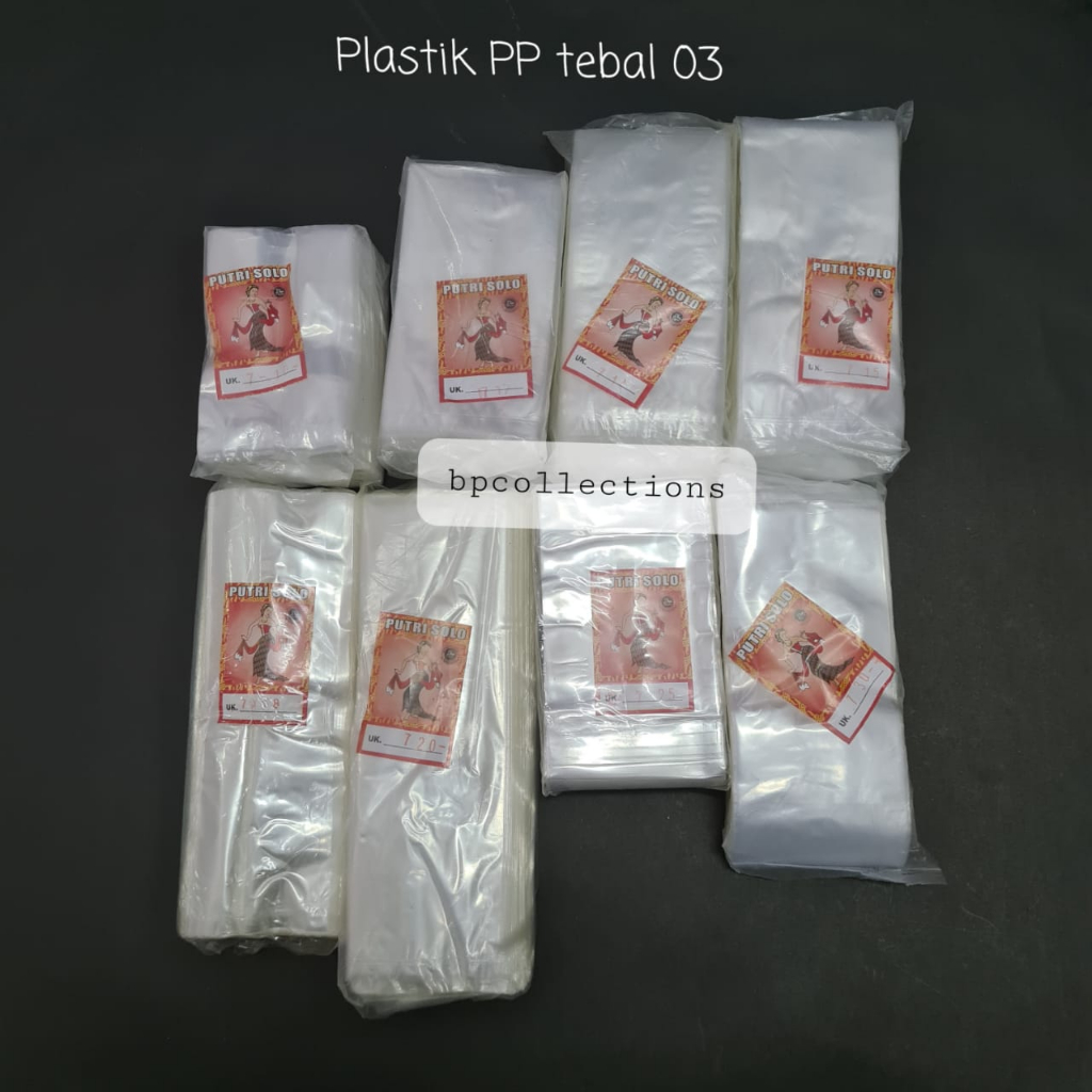 Jual 1 PAK 240 gram PLASTIK PP BENING 7x14 BENING KERUPUK SNACK LAUNDRY KILOAN KEMASAN PRODUK ...