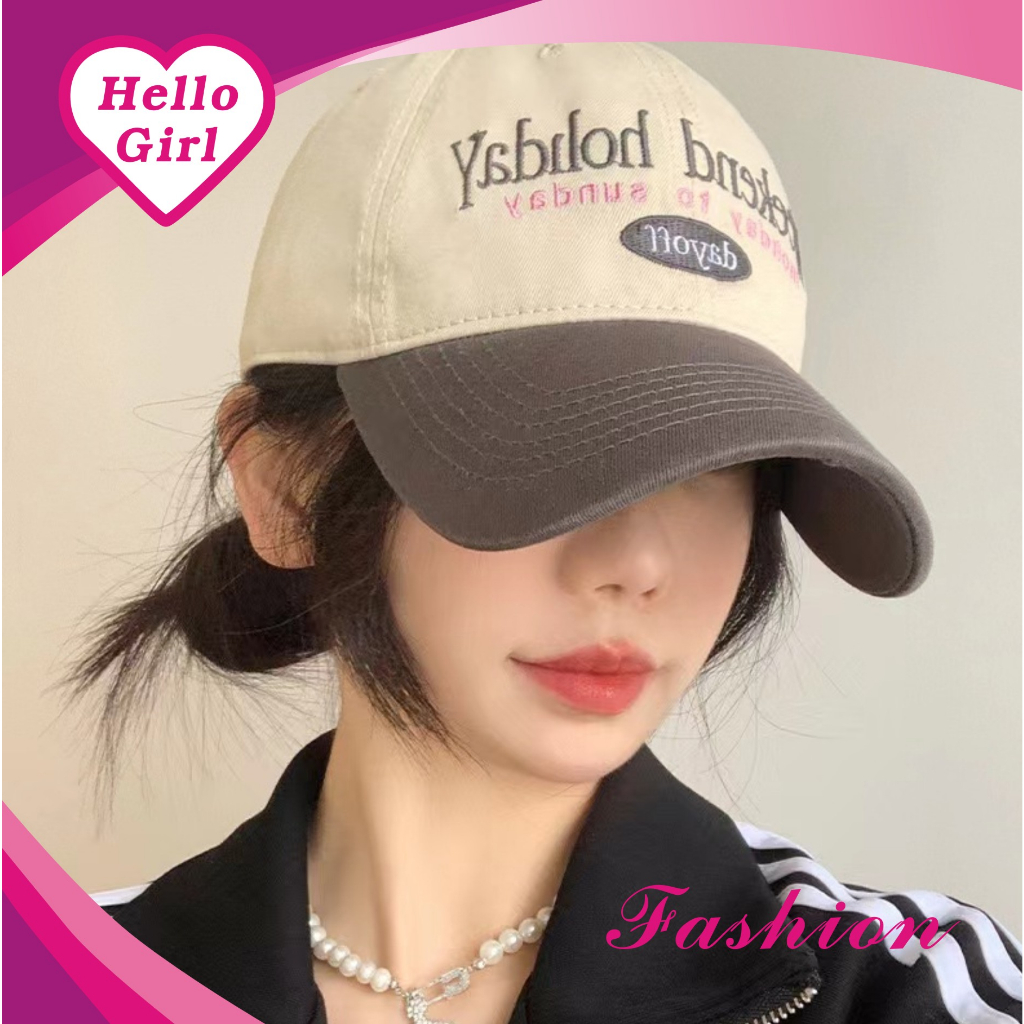 Jual (Hello Girls) MZ04 Topi Cewek Elegant Gaya Kekinian Motif (Weekend ...