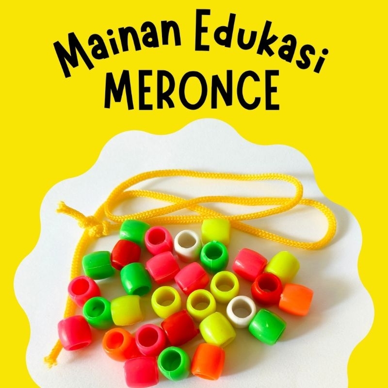 Jual Mainan Edukasi Meronce/ Aktifitas Meronce/ Stimulasi pra menulis ...