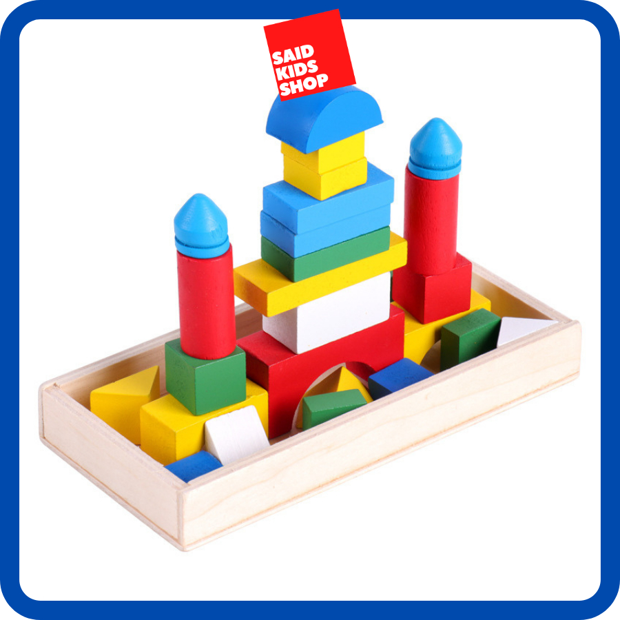 Jual SAIDKIDSSHOP - Blok Bangunan / Building Block 26 / MAINAN BALOK ...