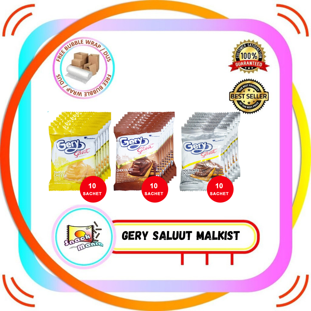 Jual Gery Saluut Malkist Chocolate | Coklat Kelapa | Cheese Keju ...