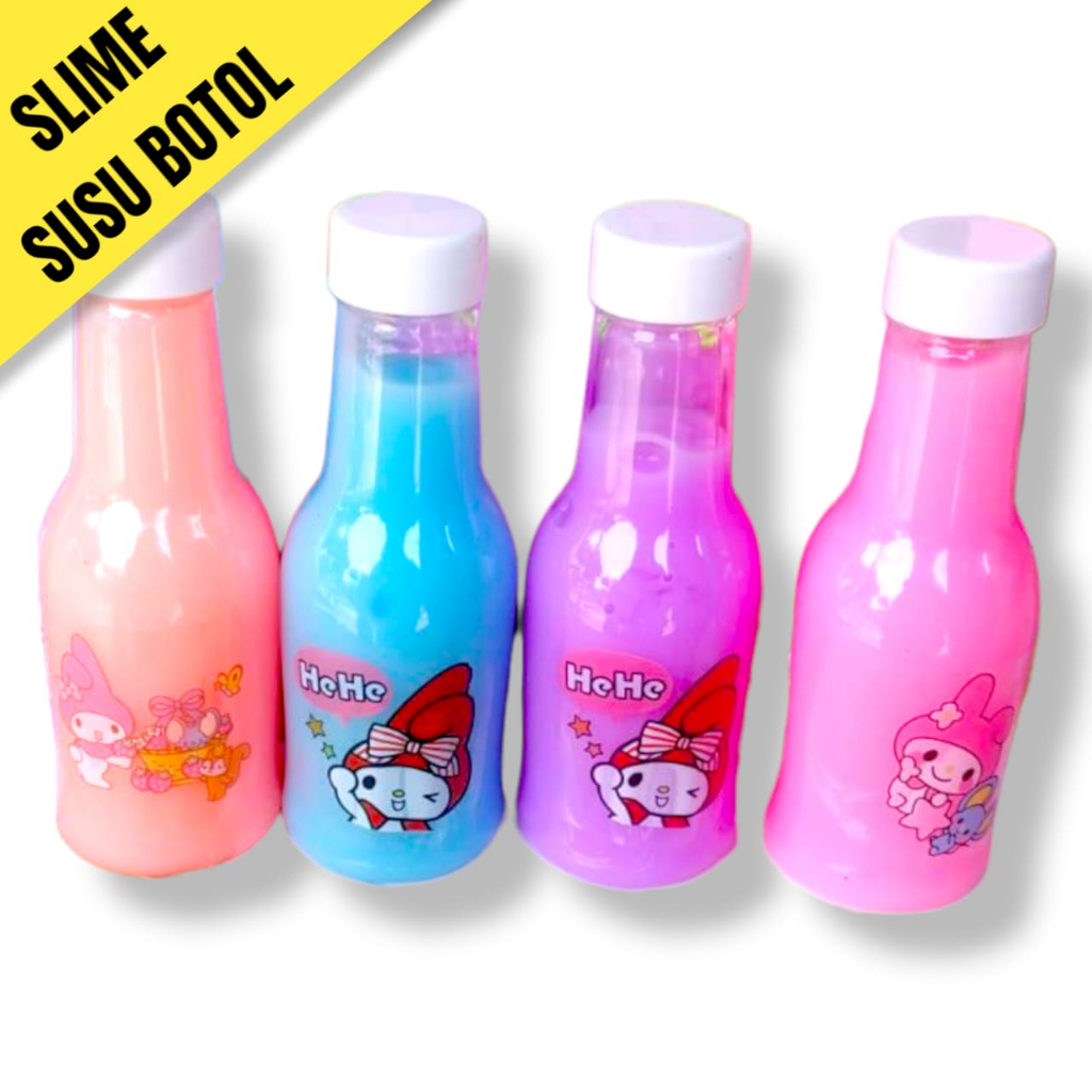 Jual SLIME BOTOL SANRIO / MAINAN SLIME BOTOL LABUBU / SLIME SUSU BOTOL ...