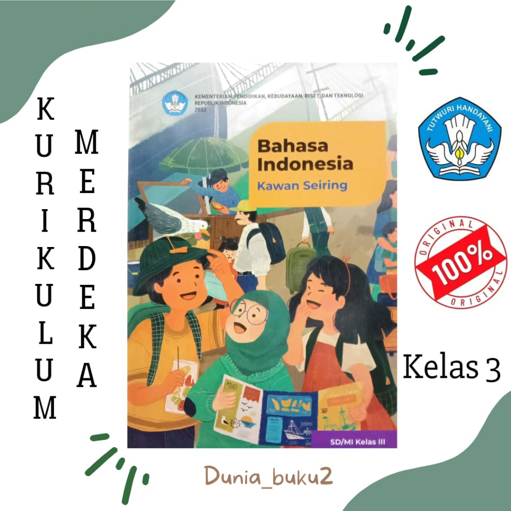 Jual BUKU SISWA BAHASA INDONESIA KURIKULUM PENGGERAK-MERDEKA KELAS 3 SD/MI | Shopee Indonesia