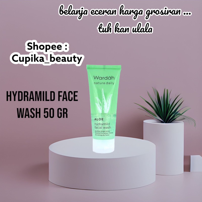 Jual ca,pz - WARDAH SABUN HYDRAMILD 50 GR - NATURE DAILY FACE WASH ...