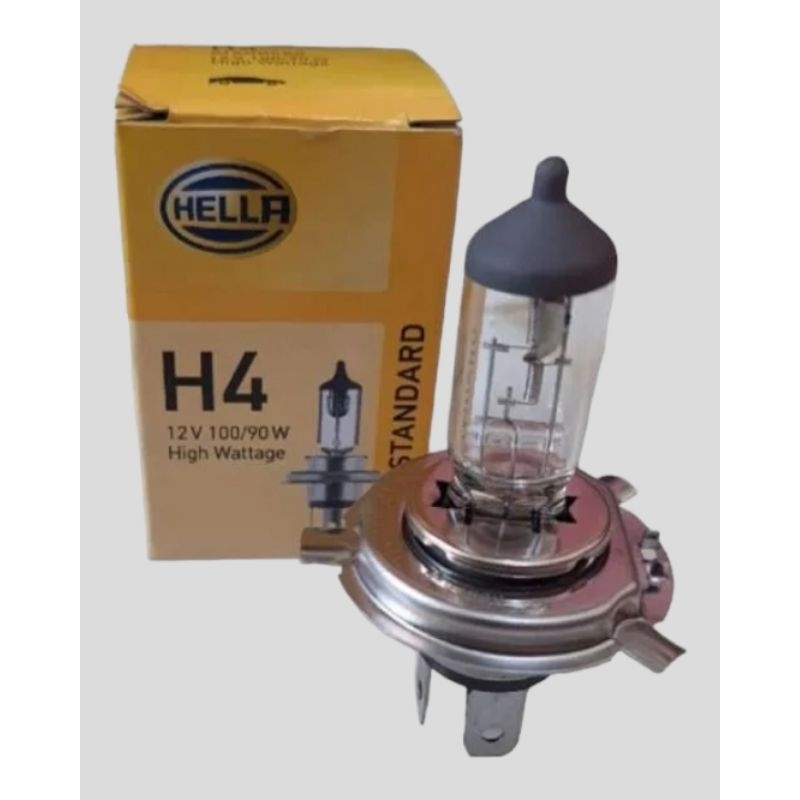 Jual Hella Bohlam Halogen H4 12V 100/90W Original Resmi Terjamin High ...