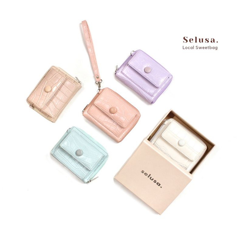 Jual SELUSA HYLDA HAND WALLET (Free Exclusive Hard Box) | Dompet Lipat ...