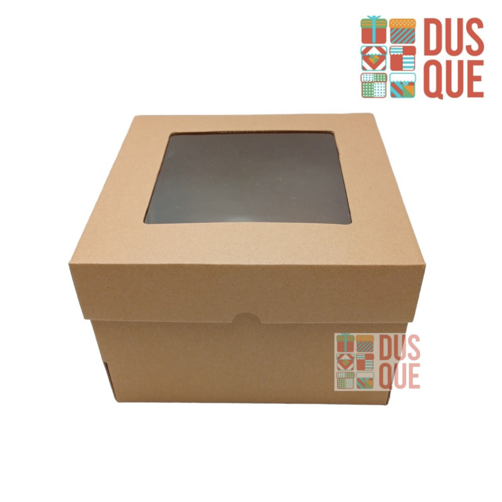 Jual DUS KOTAK BOX CAKE KUE KACA TINGGI GS 22 X 22 X 15 / CORRUGATED GS ...