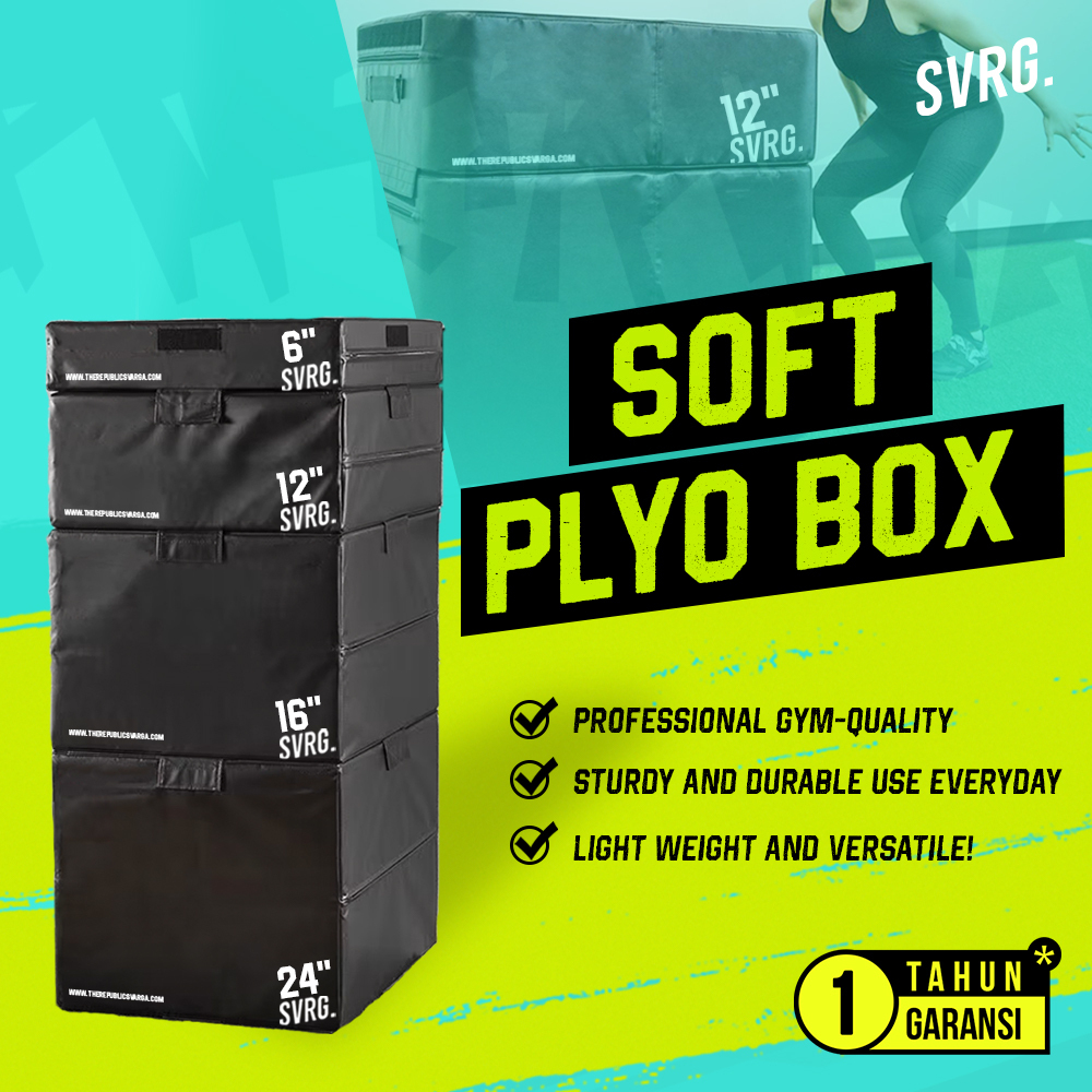 Jual SVRG. Soft Plyo Box 16" - Soft Jump Box - Jump Crossfit 4 Level ...