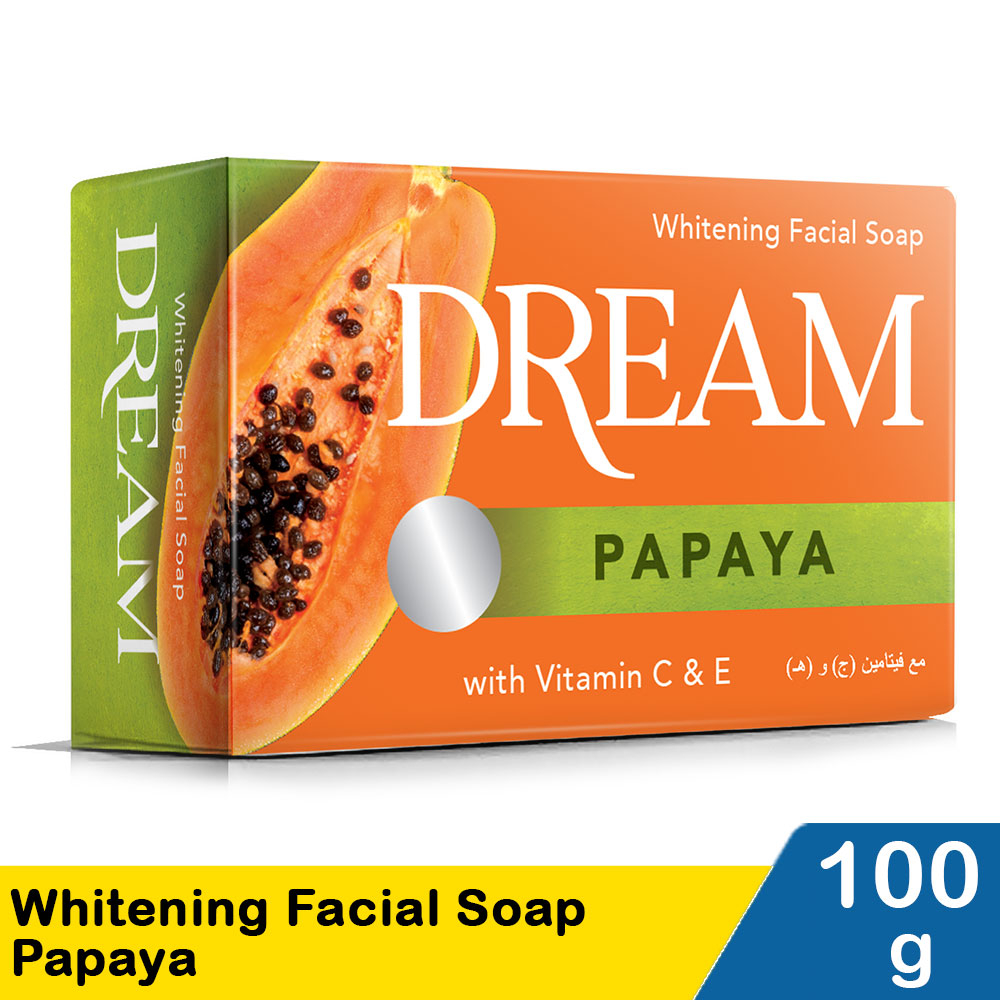 Jual Dream Whitening Facial Soap Papaya 100g | Shopee Indonesia