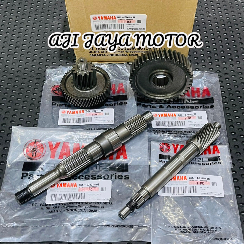 Jual Gigi Rasio Set Aerox 155 Gear Rasio Komplit ( B65 ) | Shopee Indonesia