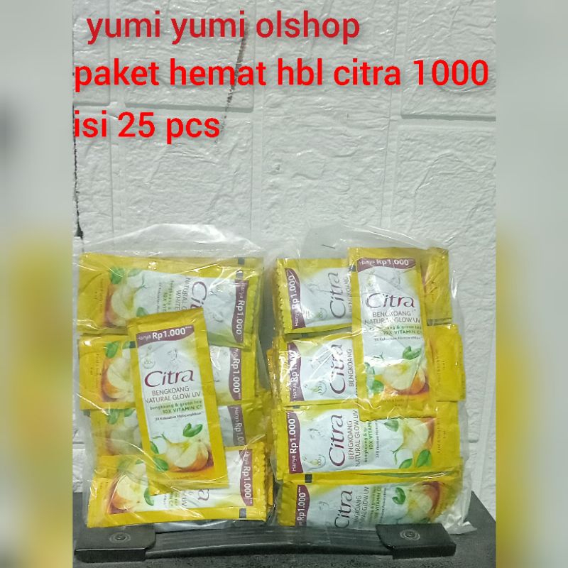 Jual Paket Hemat hanbody Citra bengkuang Ketengan 1000 isi 25pcs per ...