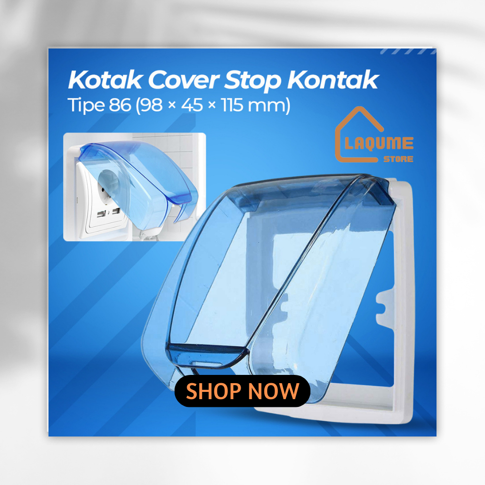 Jual Kotak Cover Stop kontak Dinding Type 86 / Penutup Colokan | Shopee ...