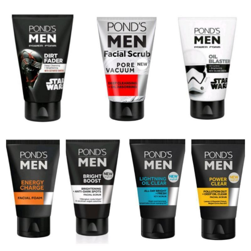 Jual Ponds Men Bright Facial Foam 100G - Ultra Bright Oil Fighter ...