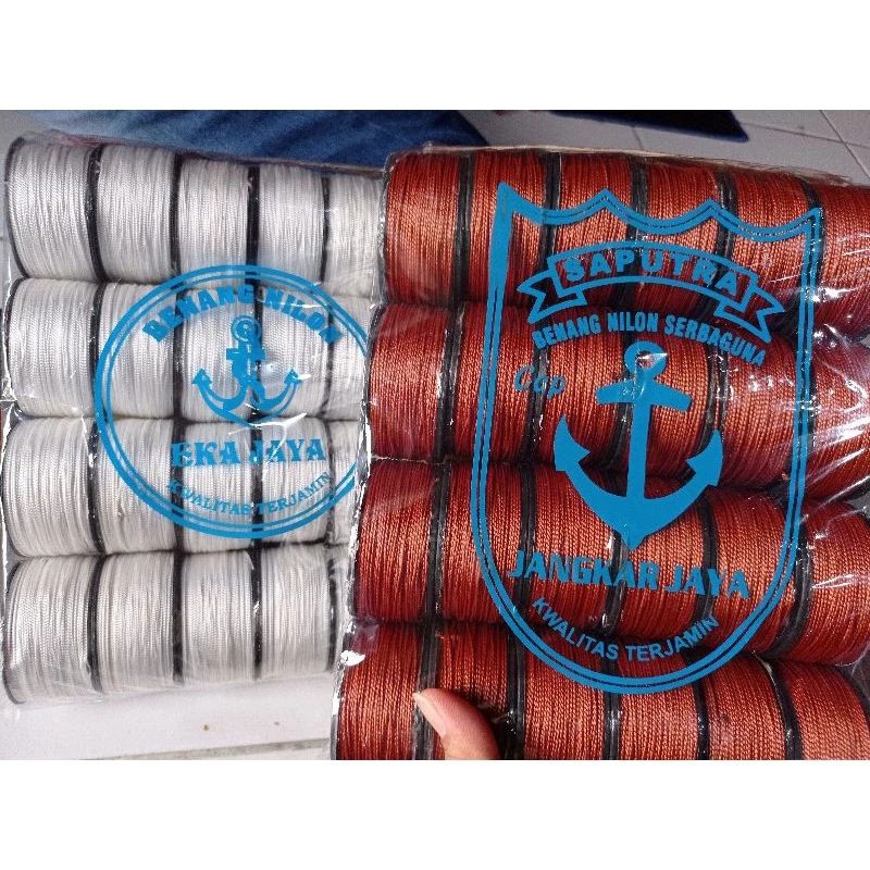 Jual benang nilon bol tukang /sol sepatu benang layangan/bangunan besar ...