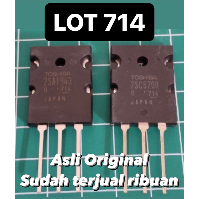 Jual TRANSISTOR TOSHIBA 5200 1943 KODE Lot 714 | Shopee Indonesia