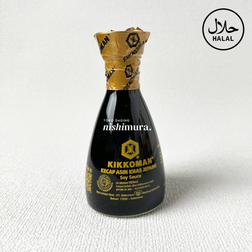 Jual Kikkoman Shoyu Kecap Asin Sushi Soy Sauce Jepang - Halal ...