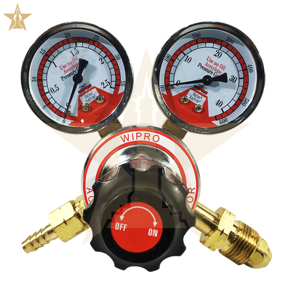 Jual Wipro Regulator Las Asetilin Regulator Acetylene AR 03 | Shopee ...