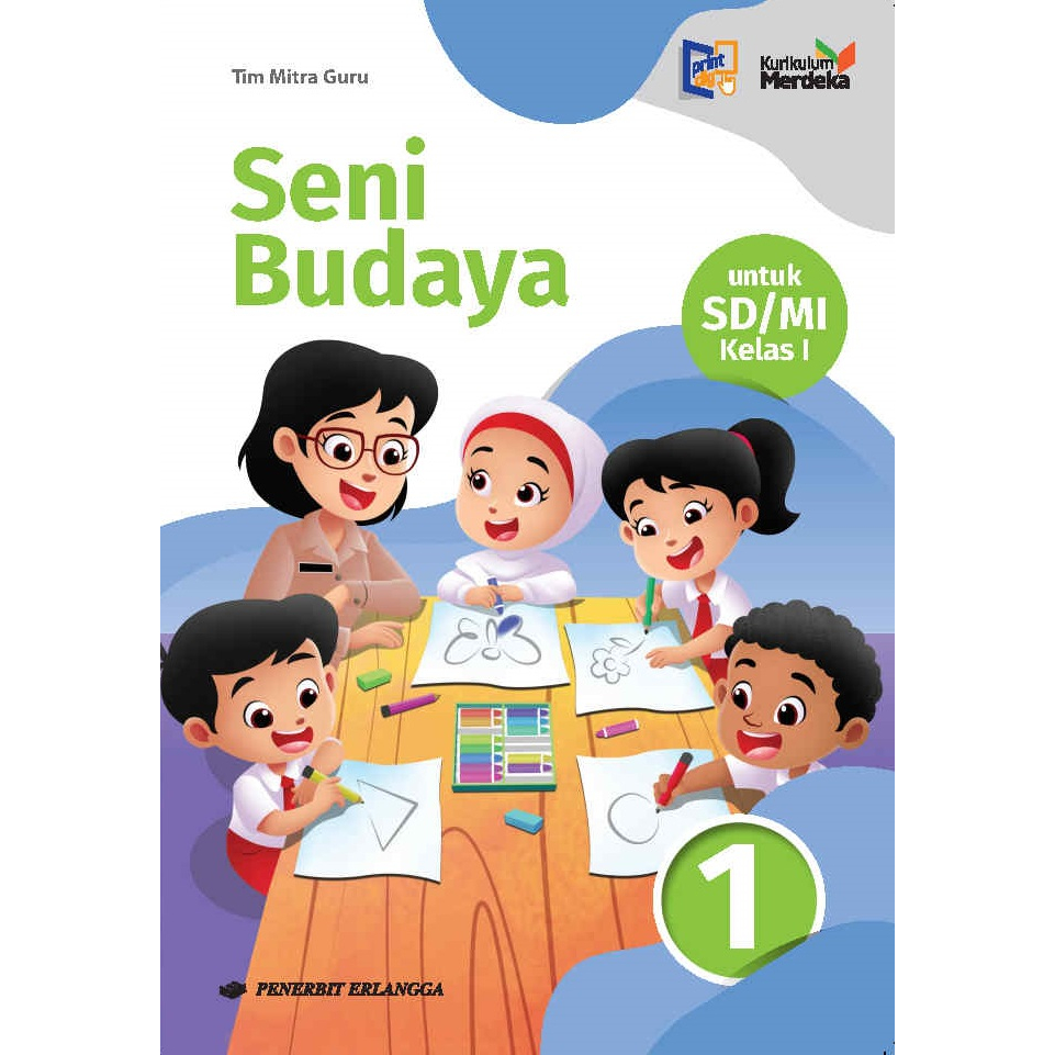 Jual SENI BUDAYA SD KELAS.1s/d 6 KURIKULUM MERDEKA Erlangga | Shopee Indonesia