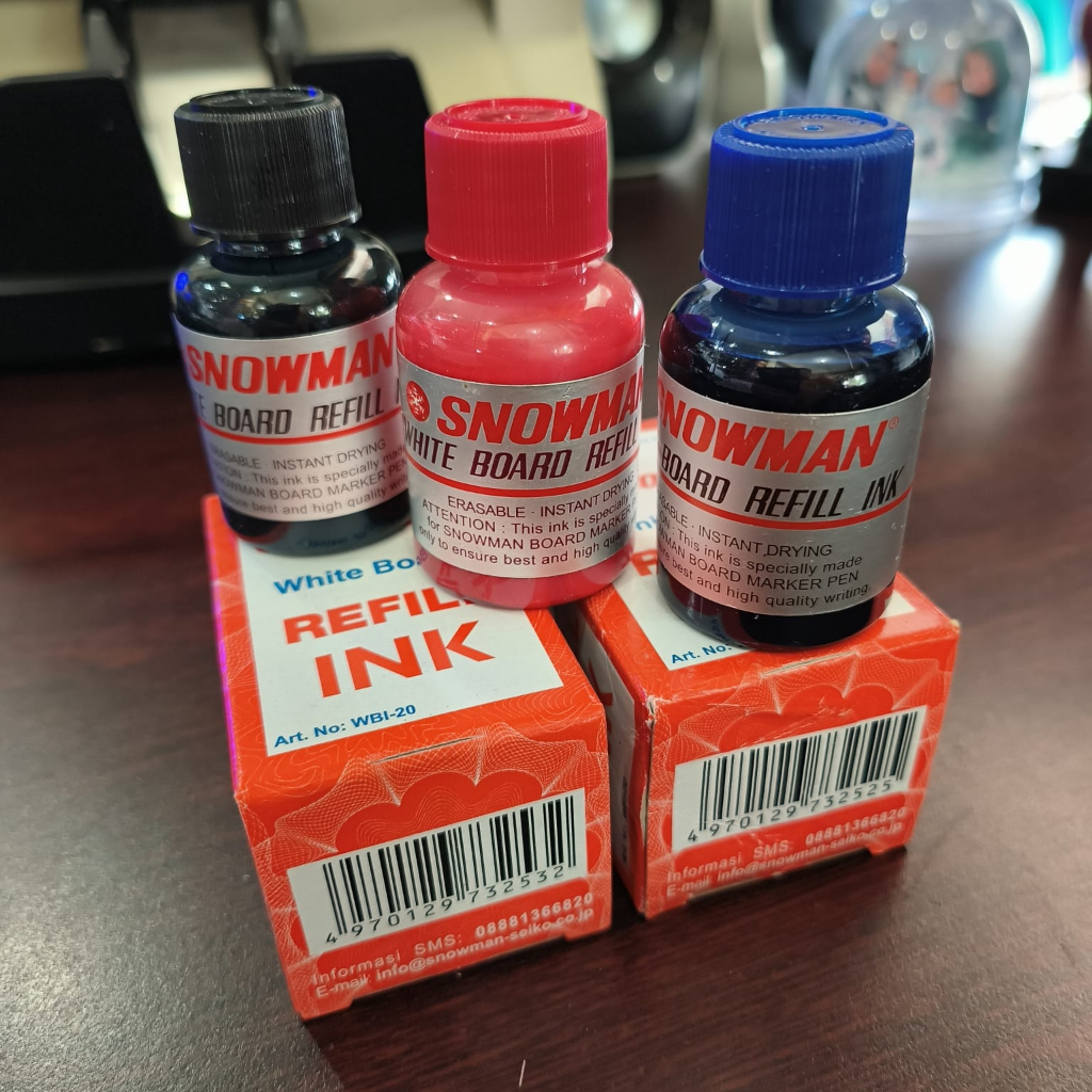 Jual Tinta Spidol / REFILL Snowman WhiteBoard WBI-20 / Snowman ...