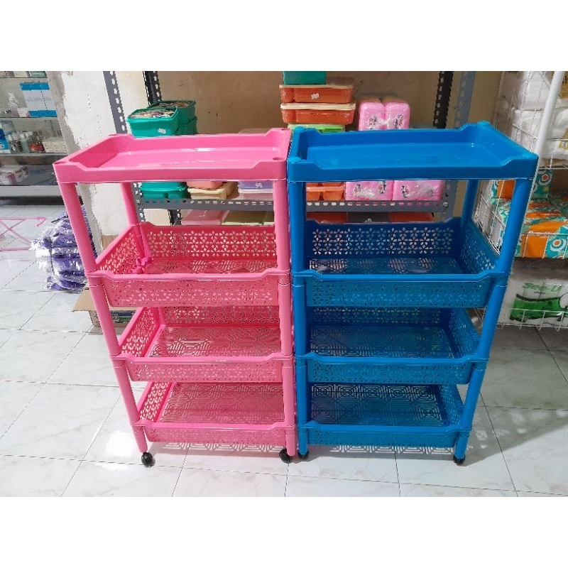 Jual Rak roda susun 4 -rak roda sakura | Shopee Indonesia